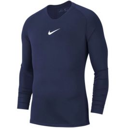 Nike First Layer (thermo Shirt) Donker Blauw